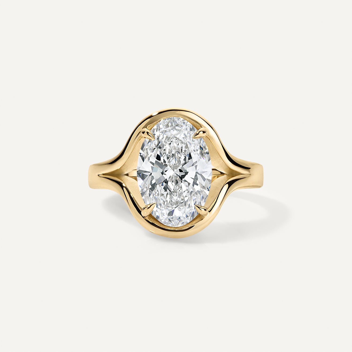 Antique Cushion Split Shank – Her Rock